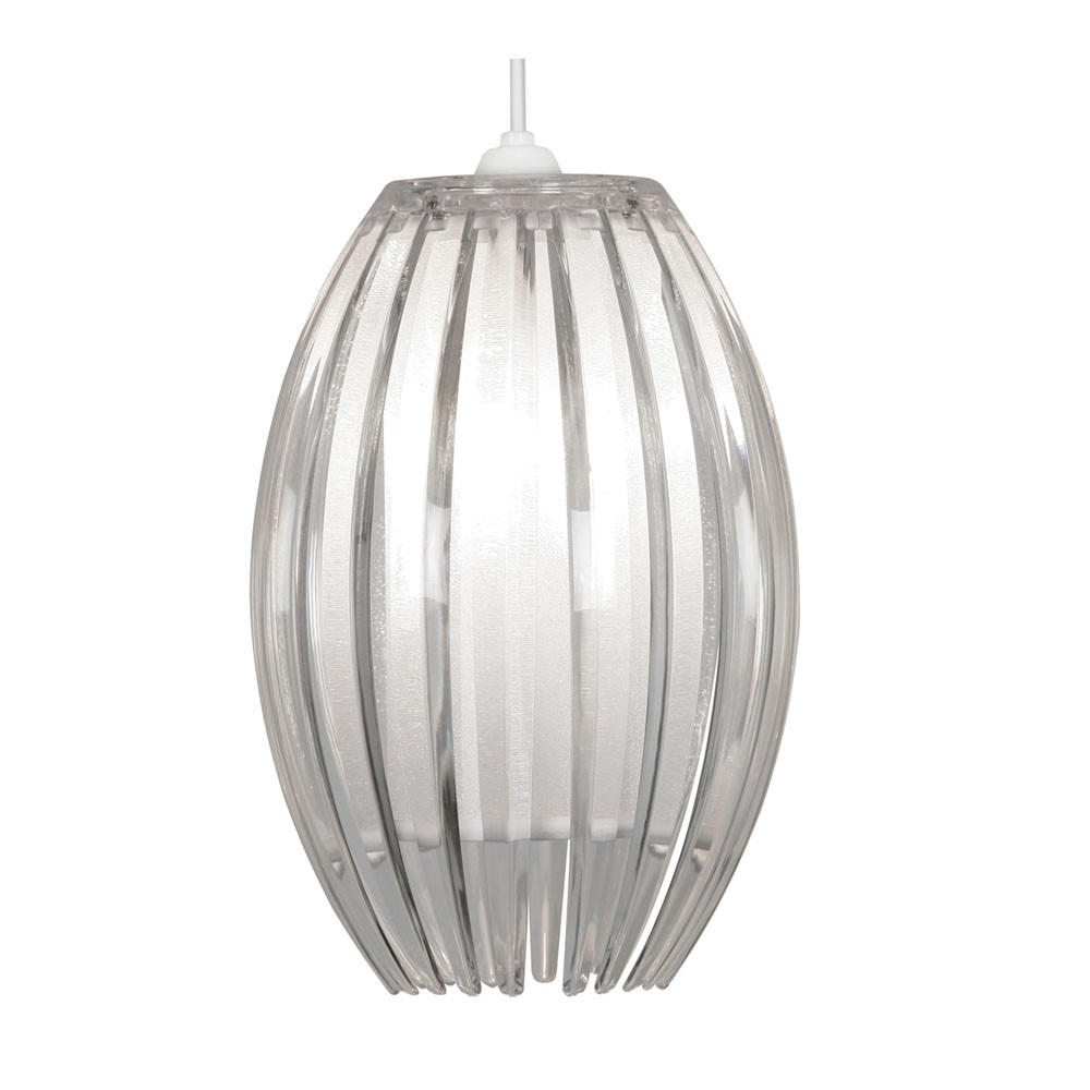 Shimna Clear Acrylic 14cm Easy Fit Pendant Light