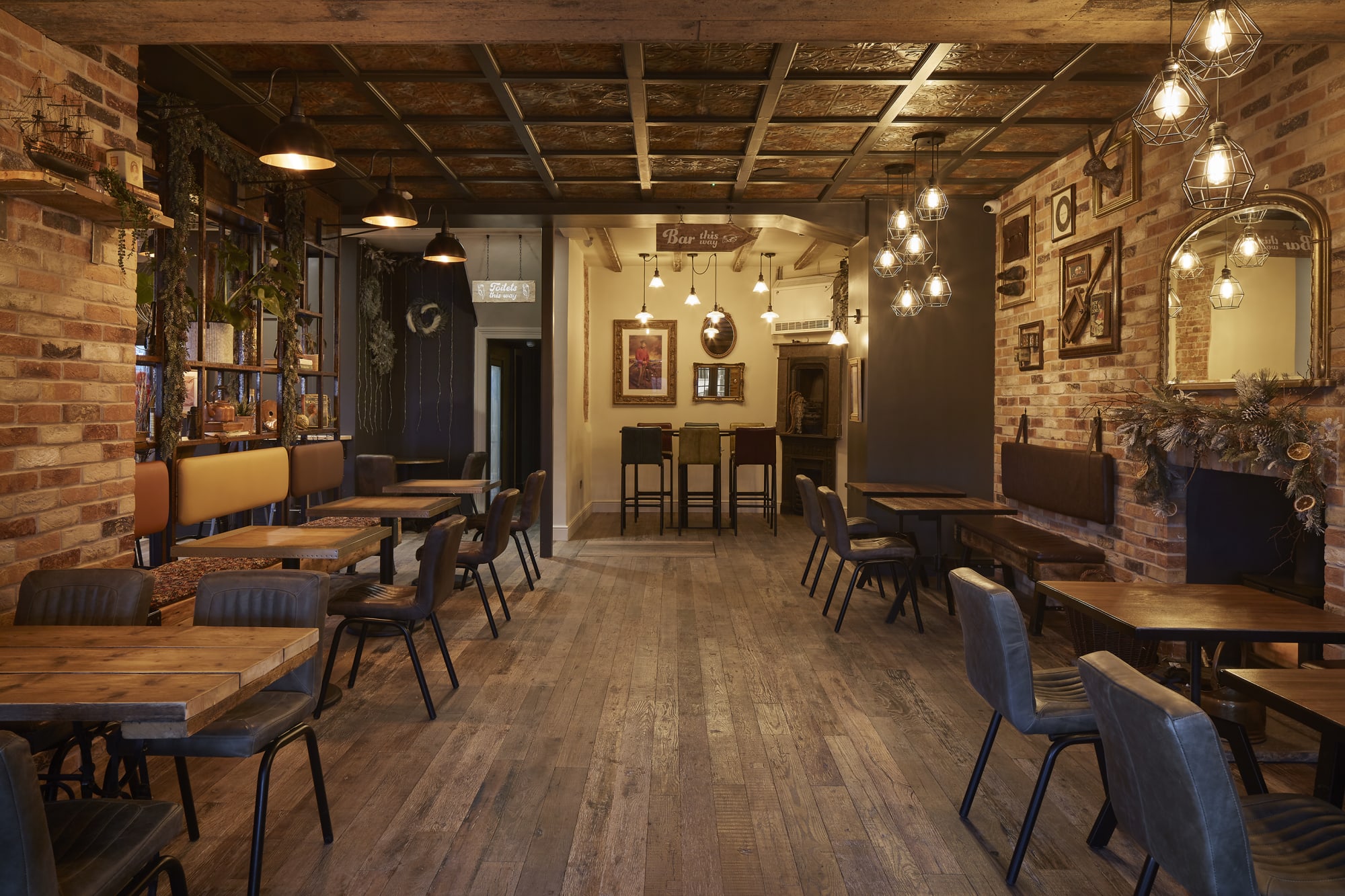 Rustic Bar or Restaurant Lighting - The Lighting Hub