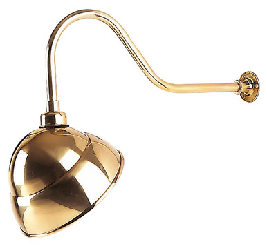 Brass Swan Neck Sign Light