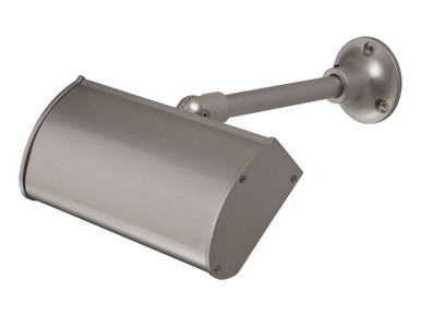 LED Silver Adjustable IP44 Sign LED Wall Light