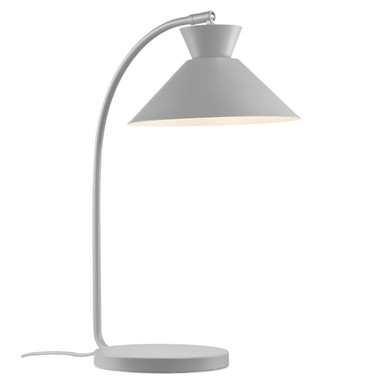 Dial White with Adjustable Diffuser Table Lamp