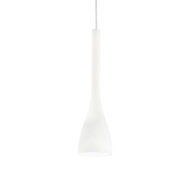 Flut SP1 White with Frosted Glass 10.5 cm Pendant Light
