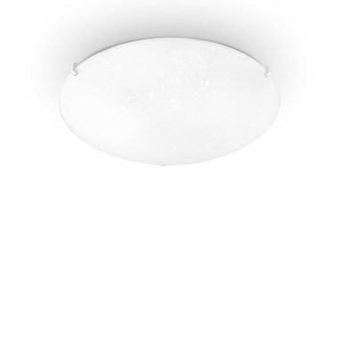 Lana PL3 3 Light White with Sandblast Flush Ceiling Light