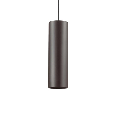 Look SP1 Black Tube with Glass 12cm Pendant Light