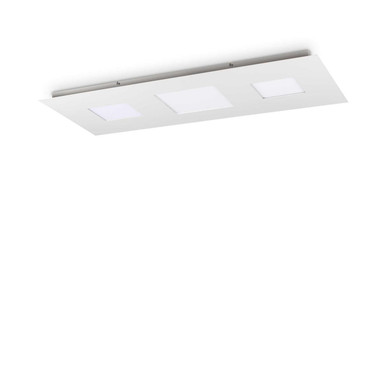 Relax PL White Opal Diffuser 110cm LED Flush Ceiling Light