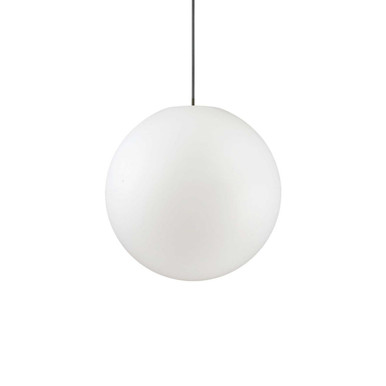 Sole SP1 White Opal Acrylic Diffuser 40cm IP44 Pendant Light