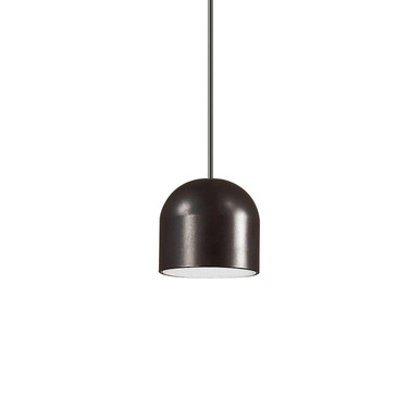 Tall SP1 Black 6cm Single Spot Pendant Light