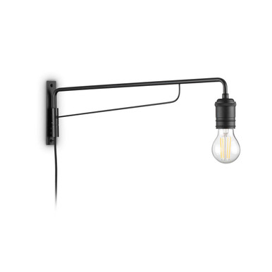 Triumph AP1 Black Adjustable Wall Light