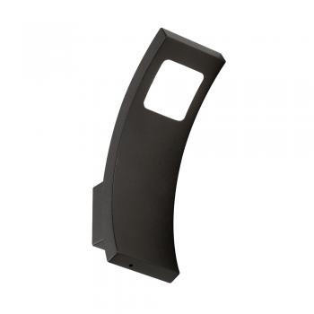 Mir Dark Grey IP54 LED Wall Light