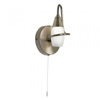 Tara Antique Brass with Opal Glass Diffuser Wall Light