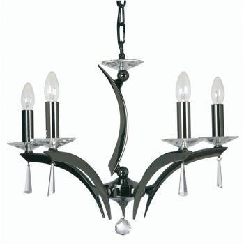 Wroxton 5 Light Titanium Chandelier Pendant Light