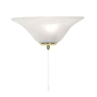 Half Coolie White Frosted Glass Wall Light