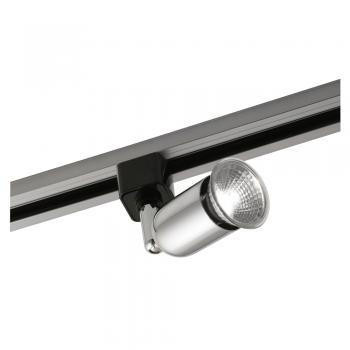 Bas Chrome Adjustable Head Track Spotlight