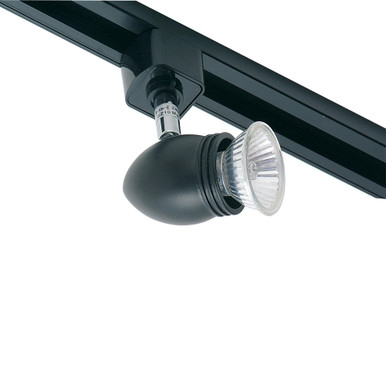 Bullet Black Adjustable Head Track Spotlight