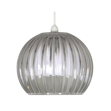 Shimna Clear Acrylic 30cm Easy Fit Pendant Light