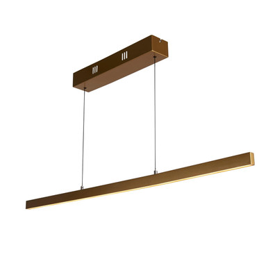 Layla Kelly Gesture Control Gold with Opal Glass LED Bar Pendant Light
