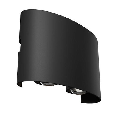 Strato Black 4W IP54 Wall Light
