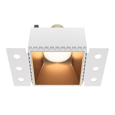 Share Matt Gold with White 20W Square Ceiling Recessed Light