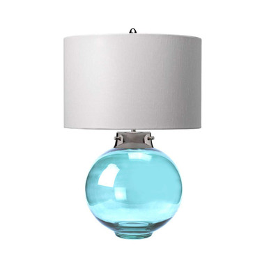 Kara Blue with Shade Table Lamp