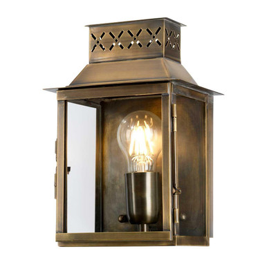 Lambeth Brass IP44 Wall Light