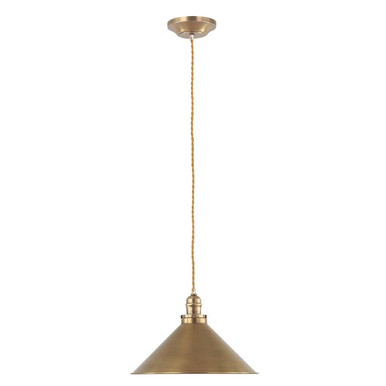 Provence Aged Brass Pendant Light