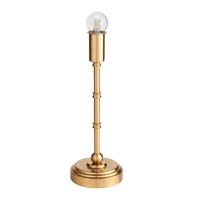 Burley Brushed Aged Brass Base Only Rechargeable LED Table Lamp