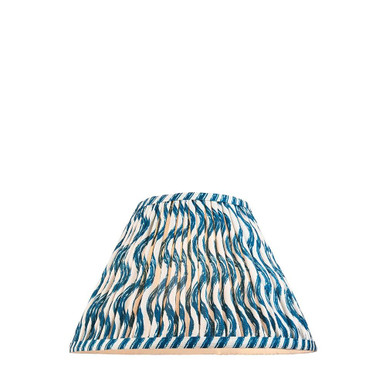 Ripple Malin Blue Tapered 30cm Shade Only