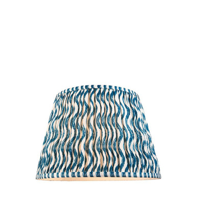 Ripple Malin Blue Tapered 35cm Shade Only