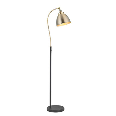 Franklin Antique Brass Adjustable Task Floor Lamp