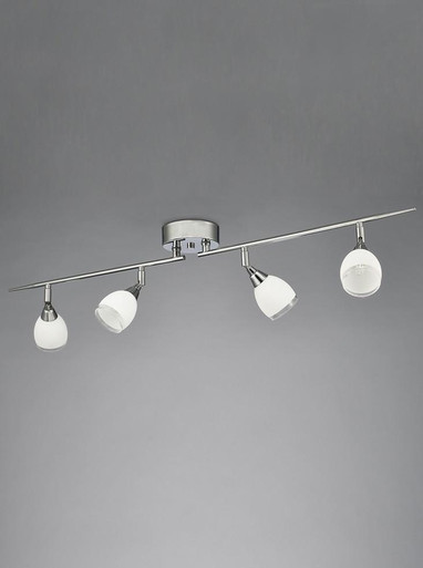 Lutina 4 Light Chrome with Adjustable Satin White Diffuser Ceiling ...