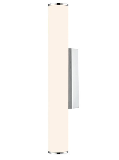 Baton Chrome with Opal Acrylic Diffuser 36cm IP44 LED Bathroom Wall Light