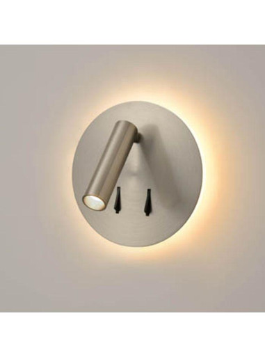 Luca LED Satin Nickel Adjustable Reading LED Wall Light