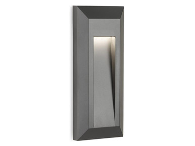 Enzo Graphite with IP65 LED Wall and Step Light