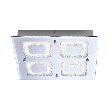 LISA 4 Light Chrome MirroredCeiling Light