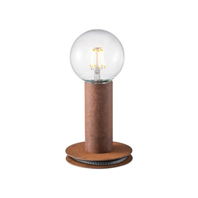 TURN ME Rust Coloured Table Lamp