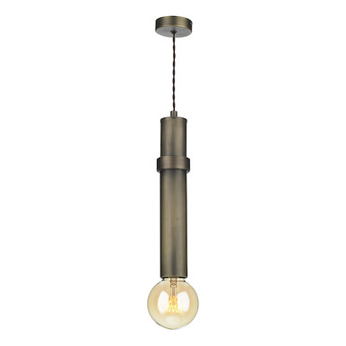Adling Antique Brass Single Pendant Light