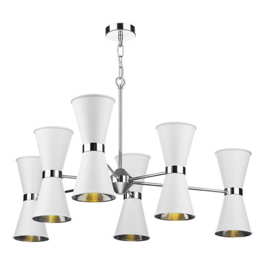 Hyde 12 Light Pendant with Bespoke Metal Shades