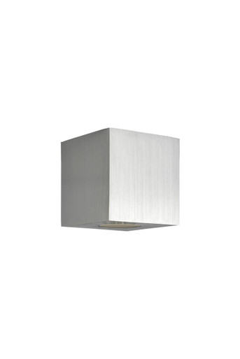 Cube Grey Aluminium Wall Light
