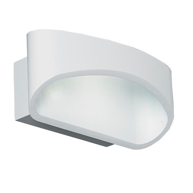 Johnson Matt White Aluminium LED Wall Light