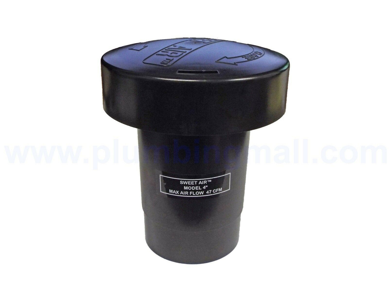 Sweet Air 3 & 4 Inch Vent Stack Filter, Model VS-TT - Stops Odors ...
