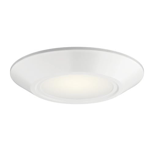 Kichler Horizon LED Downlight in White, 6.4" Flush Mount Interior ...