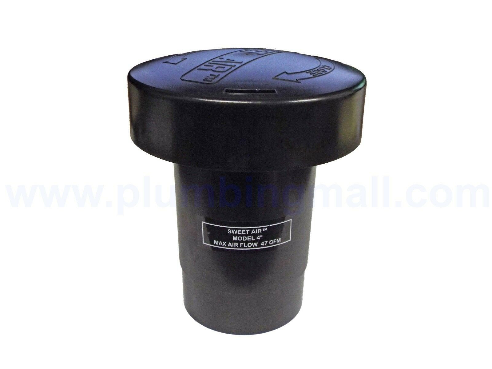 Sweet Air 3 & 4 Inch Vent Stack Filter, Model VS-TT - Stops Odors ...