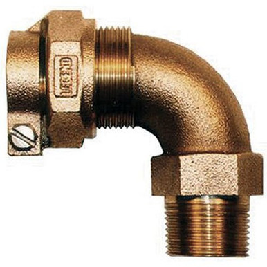 CTS 3/4" Pack Joint Compression x 3/4" MPT 90 Degree Elbow Lead-Free ...