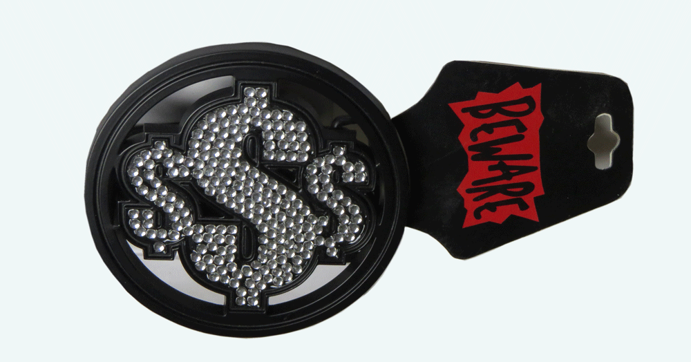 Beware Brand Dollar Sign Belt Buckle