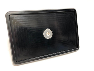 Black RZR Pro R Billet Registration Sticker Mount | UTV Inc.