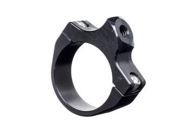 2" Black Billet Aluminum Rear View Mirror Clamp | UTV Inc