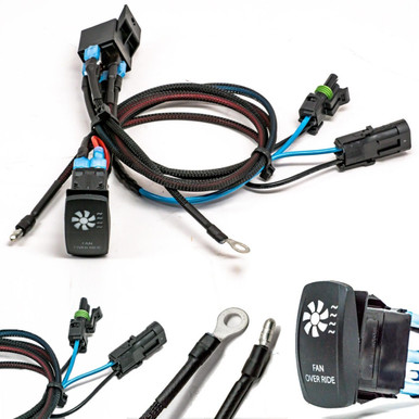 Polaris Ranger, RZR, ACE, Sportsman Plug and Play Back Lit Fan Override ...