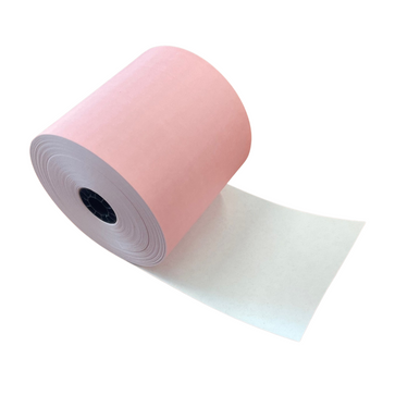 Bond Paper, Pink, 3" x 190', 50 rolls/case