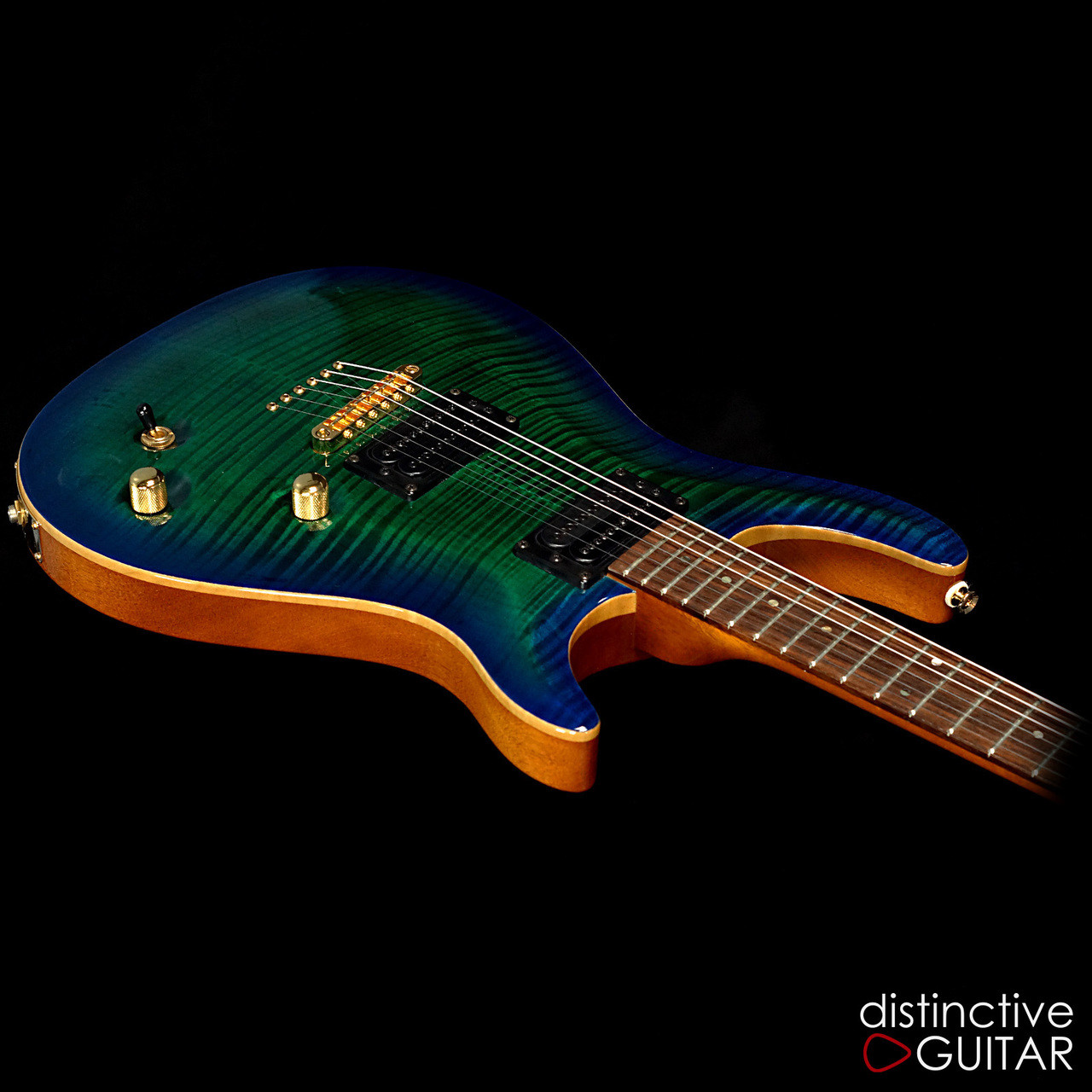 Kiesel Carvin CT6 Custom Dragon Burst Flame Top