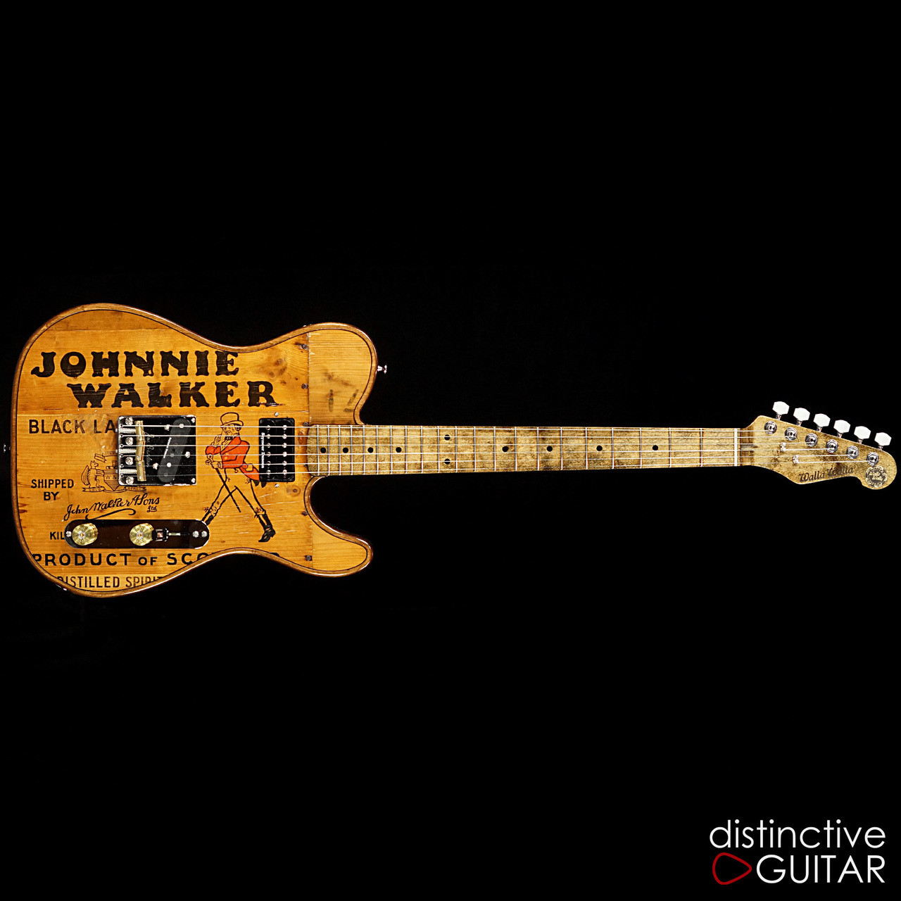 Walla Walla T-Top Vintage Wood Johnnie Walker